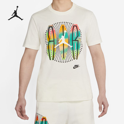 Nike/耐克正品Air Jordan男子运动宽松印花短袖T恤DR1412-133