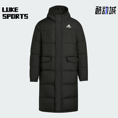 Adidas/阿迪达斯正品LONG DOWN PARKA男士运动保暖羽绒服KE5405