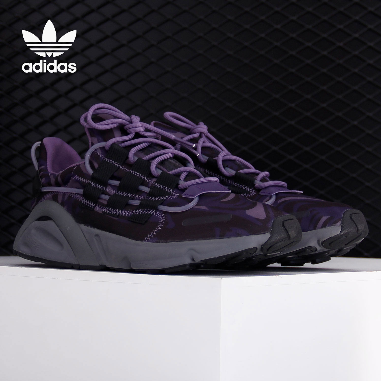 Adidas/阿迪达斯正品三叶草 LXCON 男女复古科技风运动鞋FW4383