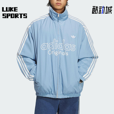 Adidas/阿迪达斯正品三叶草男士运动双面保暖宽松休闲棉服KS5955