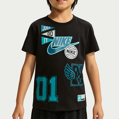 Nike/耐克正品Multispor小童时尚印花套头短袖T恤JF1856-010