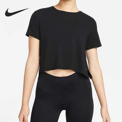 Nike/耐克正品新款女子透气运动圆领短款半袖T恤 DM7026-010