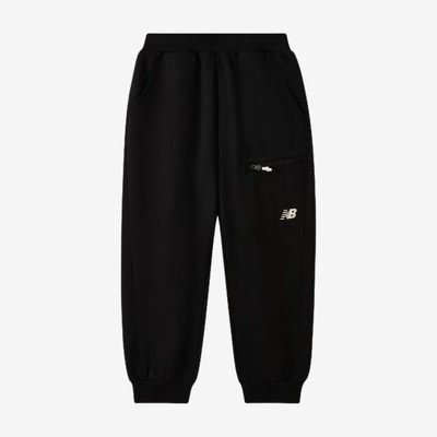 New Balance新百伦正品儿童针织弹力束脚轻便运动裤4LF31103-BK