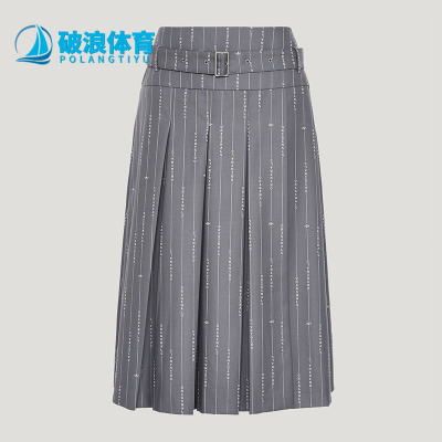 Adidas/阿迪达斯正品三叶草时尚休闲复古梭织提花半身裙KS5313