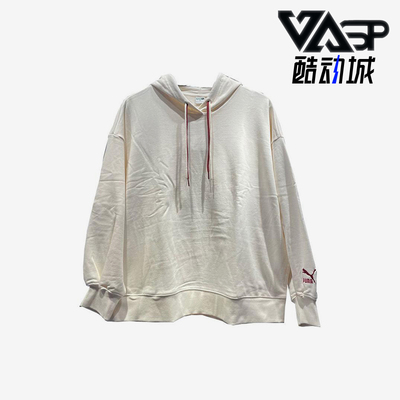 Puma/彪马正品秋季新款女士套头宽松轻薄运动休闲卫衣621836-65