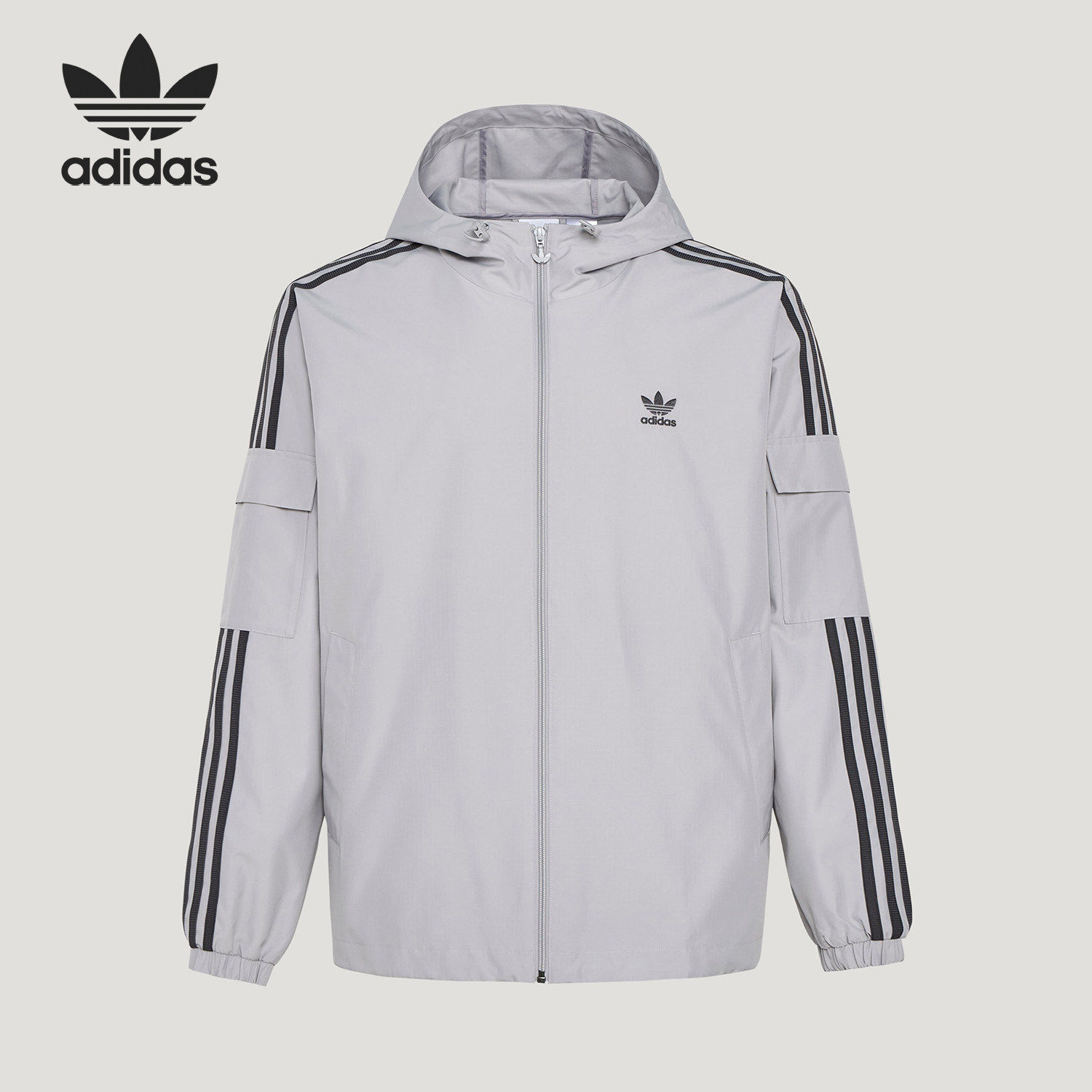 Adidas/阿迪达斯官方正品VR STAG JKT U通勤男女运动夹克KV8851