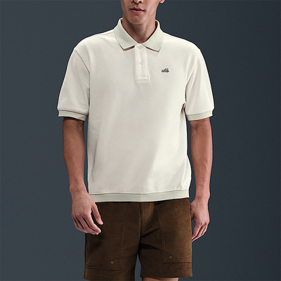 Nike/耐克正品2025男士日常厚实翻领宽松休闲运动短袖HV0885-133