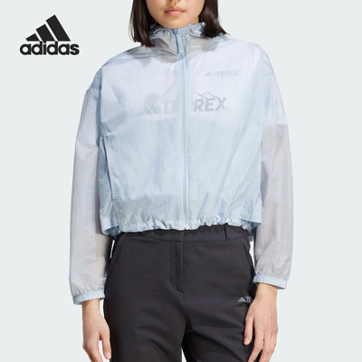 Adidas/阿迪达斯官方正品当季款女士宽松透气户外外套JD5939