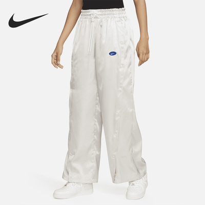 Nike/耐克正品春季女子休闲运动宽松排扣直筒长裤DV8093-104