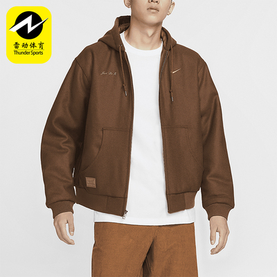 耐克男士连帽复古夹克外套