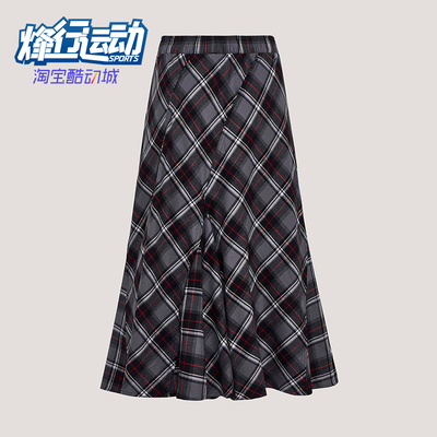 Adidas/阿迪达斯正品三叶草CHECKSKIRT新款经典女半身裙KT6381