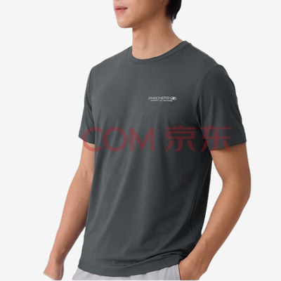 Skechers斯凯奇正品儿童款透气吸湿圆领短袖T恤P226M258-013P