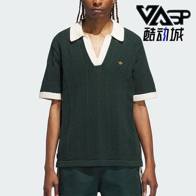 Adidas/阿迪达斯正品三叶草新款男女休闲经典短袖Polo衫IK2942