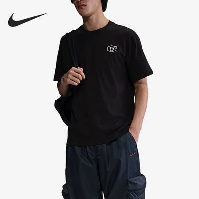 Nike/耐克正品Sportswear Max90男士字母透气短袖HJ0751-010