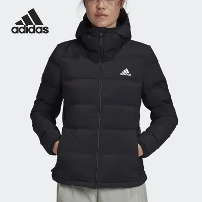 Adidas/阿迪达斯正品女子连帽保暖户外运动鸭绒羽绒服 FT2577