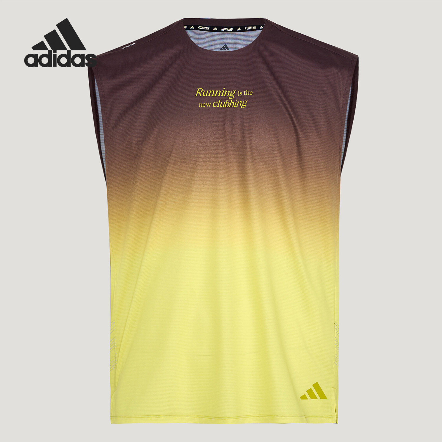 Adidas/阿迪达斯官方正品夏季款男士跑步运动无袖背心T恤KX4576