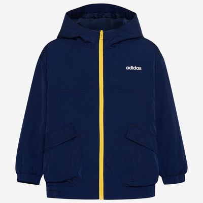 Adidas阿迪达斯正品LKUBJKT儿童拒水休闲运动日常通勤夹克LE9690