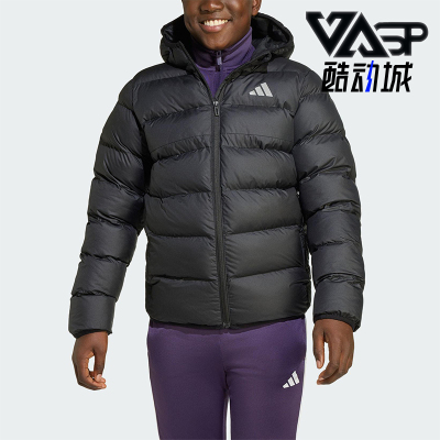 Adidas/阿迪达斯正品2025大童耐穿运动休闲简约保暖棉服JL7430