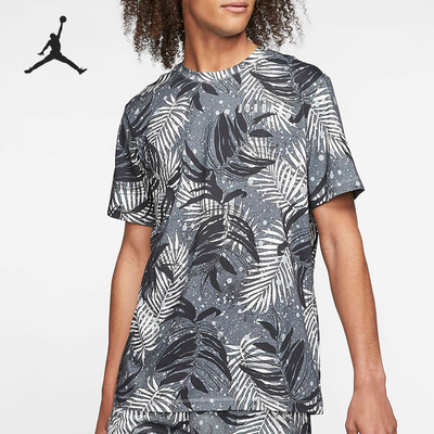Nike/耐克正品 JORDAN新款男子时尚印花训练运动短袖T恤 CQ2063