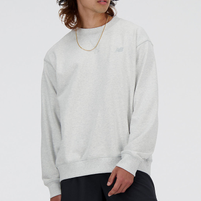 New Balance/NB正品2025新款男女纯色运动卫衣套头衫MT41506-AHH
