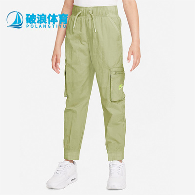 耐克透气口袋休闲时尚束脚裤长裤