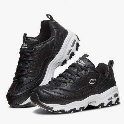 斯凯奇女子正品运动鞋断码特价  66666248-BKW  113436-BLK