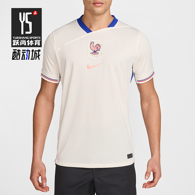 Nike/耐克正品 Dri-FIT男士图案足球训练经典运动短袖FZ9023-110