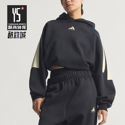 Adidas/阿迪达斯正品2025秋季款男女日常运动连帽套头卫衣JZ7914