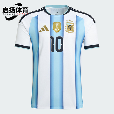 Adidas/阿迪达斯正品阿根廷男士针织修身圆领足球运动T恤KA8117
