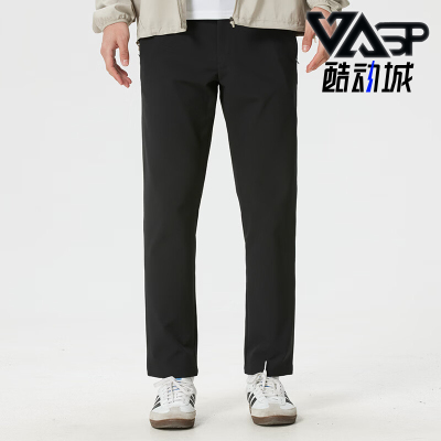 Adidas/阿迪达斯正品男士黑色训练舒适透气经典运动跑步裤KG0804