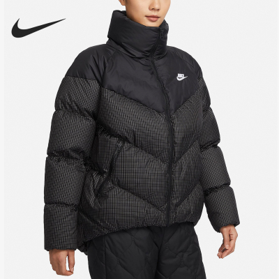 耐克正品女子防风保暖羽绒服