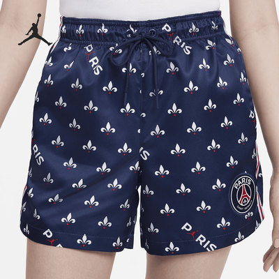 Nike/耐克正品 Jordan 巴黎圣日耳曼女子休闲短裤 DC3822-410