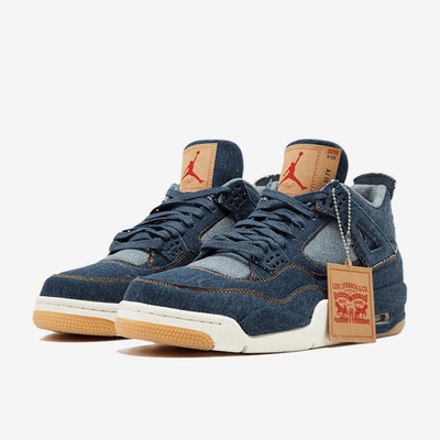 Nike/耐克正品男士牛仔布系带圆头中帮复古篮球鞋AO2571-401