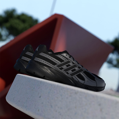 Adidas/阿迪达斯正品TECHNOCHAOS 2000男士透气网面跑步鞋JR7229