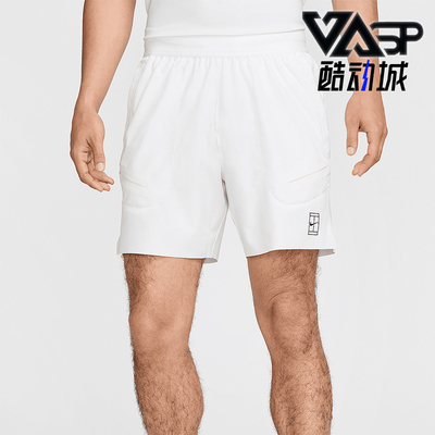 Nike/耐克正品Dri-FIT 男士运动网球简约经典训练短裤FZ6914-100