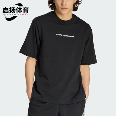 Adidas/阿迪达斯正品M DDL HIKE男士宽松针织印花T恤KB4898