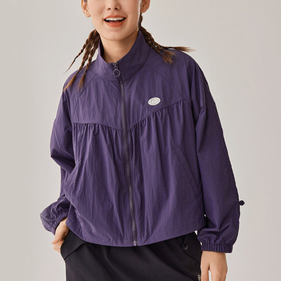 Skechers/斯凯奇正品春秋款女士简约休闲日常梭织外套L225W109