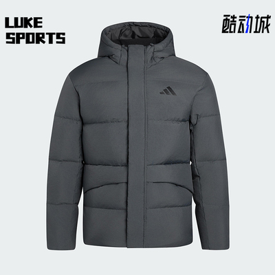 Adidas/阿迪达斯正品LINEAR男士运动保暖日常户外羽绒服KQ5522