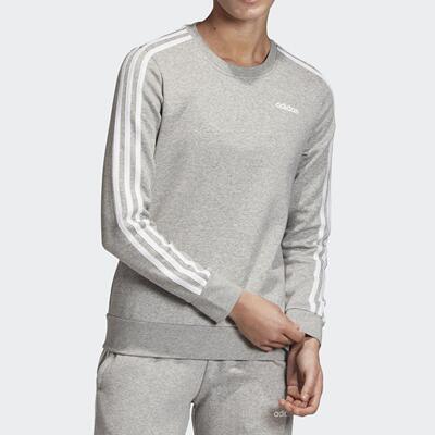 Adidas/阿迪达斯正品新款女子三叶草圆领长袖运动卫衣EI0689