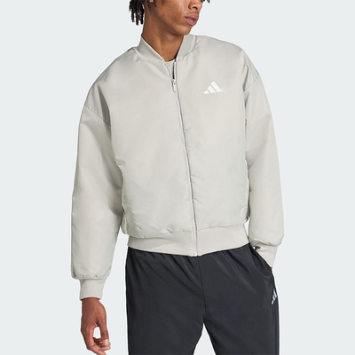 Adidas/阿迪达斯正品2025秋季款男士日常立领保暖耐穿棉服JX5634