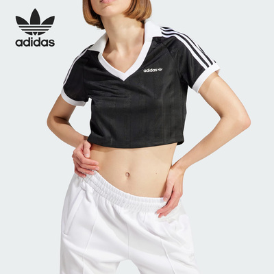 阿迪达斯三叶草女子时尚短袖T恤