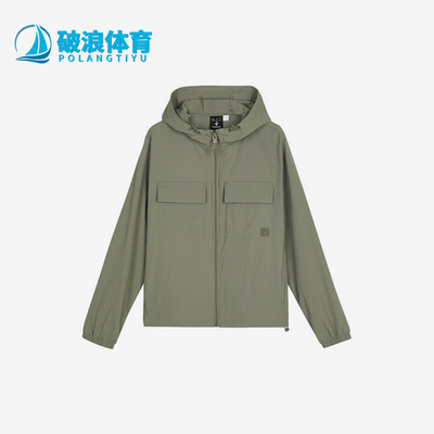 斯凯奇连帽户外口袋工装外套夹克