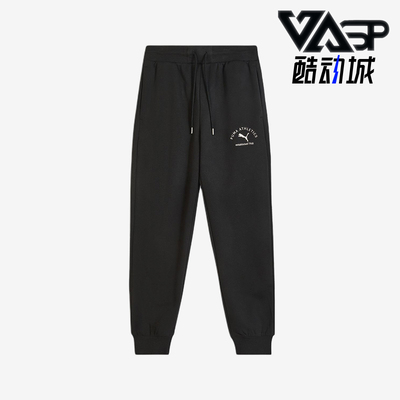 Puma/彪马正品Athletics新款女黑色加绒经典运动长裤692606-01