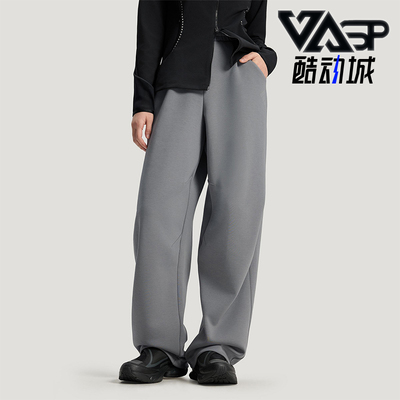 Adidas/阿迪达斯正品2026女士松紧宽松经典休闲弹力长裤KY4440