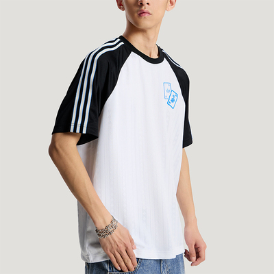 Adidas/阿迪达斯正品三叶草新款男女白黑色经典休闲短袖T恤KY8307
