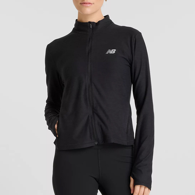 New Balance/NB正品2025新款女子舒适潮流夹克外套WJ51100-BKH