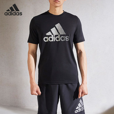 Adidas/阿迪达斯正品夏季新款男子跑步运动休闲短袖T恤HF7212