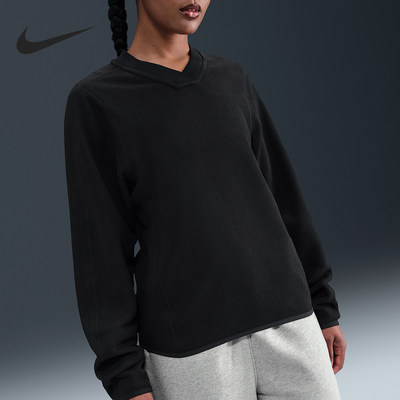Nike耐克正品Stüssy联名款男女保暖运动卫衣/套头衫HQ8529-010