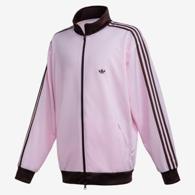 Adidas阿迪达斯正品BB女款立领长袖三条纹运动休闲宽松夹克KC3334