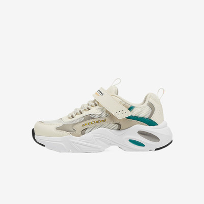 Skechers斯凯奇正品Air-Cooled儿童魔术贴低帮休闲鞋405353L-NAT